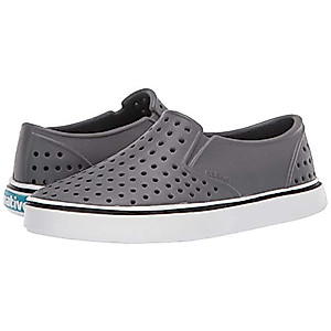 Native Shoes, Miles, Kids Shoe, Dublin Grey/Shell White, 4 M US Toddler