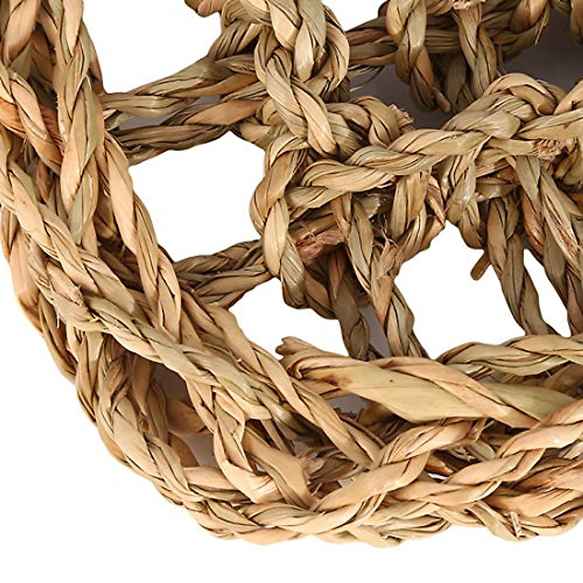 kathson Bird Sheltering Seagrass Tent Hammock Small Animal Snuggle Hut Parrot cage Toy for Parakeets,Cockatiels,Lovebirds,Ring Necks,Pionus,Senegals Small to Medium Birds