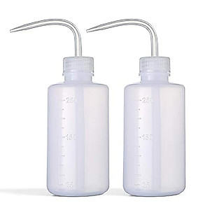 Watering Bottle Garden Tools Watering Can with Narrow Mouth Plant Flower Succulent Plastic Squeeze Bottle (250ml+250ml)