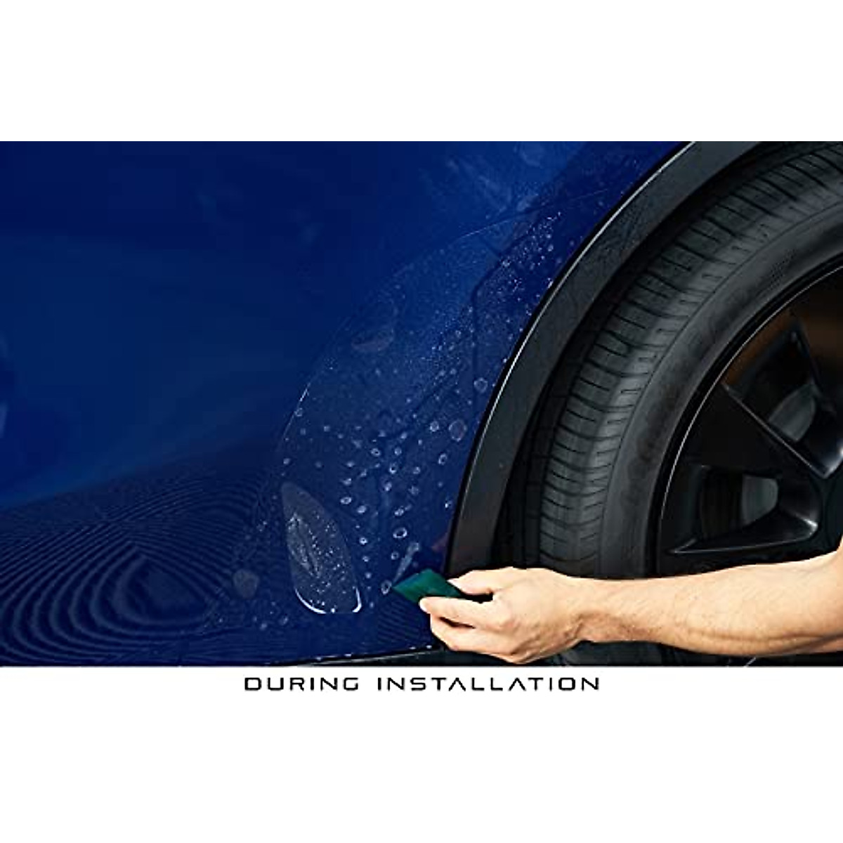 Crystal Shield 2020-2023 Tesla Model Y Partial Rear Door Paint Protection Film Kit 8 Mil Thick PPF Clear - 10 Year Warranty