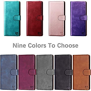 SUANPOT for Samsung Galaxy A71 5G (Non 4G Version) Leather Wallet case with RFID Credit Card Holder Flip Folio Book Phone case Cover for Samsung A71 case Wallet for Men Women Shockproof Black