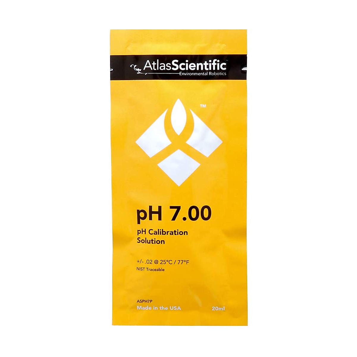 Atlas Scientific pH 7.00 Calibration Solution Pouches (Box of 25)