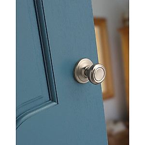 Kwikset 720CN 15 CP Cameron Hall/Closet Knob, Satin Nickel