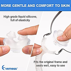 Everness 2 Packs Replacement Set for P10 Series, Includes 2PCS Cushions (M) & Most You Need in One Pack, Snug Fit & Great Value Replacement Supplies (M)