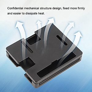 Raspberry 3 A+ Case, Raspberry Heatsink Case for Raspberry 3A+, 3 Model A+, Black,Radiator Fan Assembly