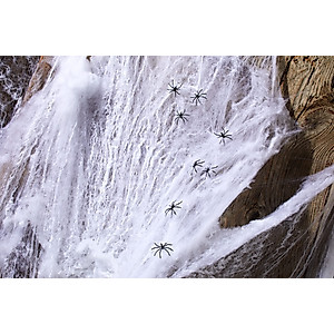 Spider Web, 200 Square Ft, Halloween Decorations, Spider Webs (200 Square Feet) (Packaging Artwork May Vary)…