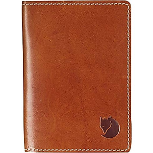 Fjallraven Men's Passport Wallet, Leather Cognac, One Size
