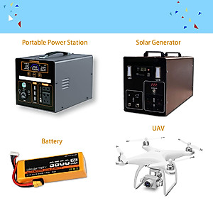 GELRHONR XT60 to SAE Cable,4.9Ft 12AWG SAE Male to XT60 Female Cable for RV Boat Battery Solar Panel Portable Power Station