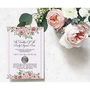 Old Sixpence Coin and Wedding Card for Bride, Something Old, Something New, Something Borrowed, Something Blue, and a Sixpence for Her Shoe.