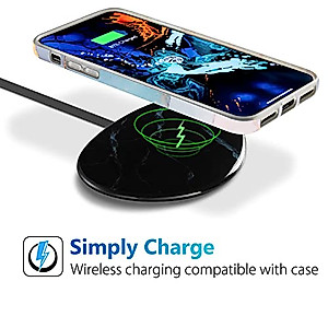 luolnh Gold Glitter Sparkle Case Compatible with iPhone 14 Plus Case Marble Design Shockproof Silicone Bumper Cover Phone Case for iPhone 14 Plus 6.7 Inch(Aqua Green/Purple)