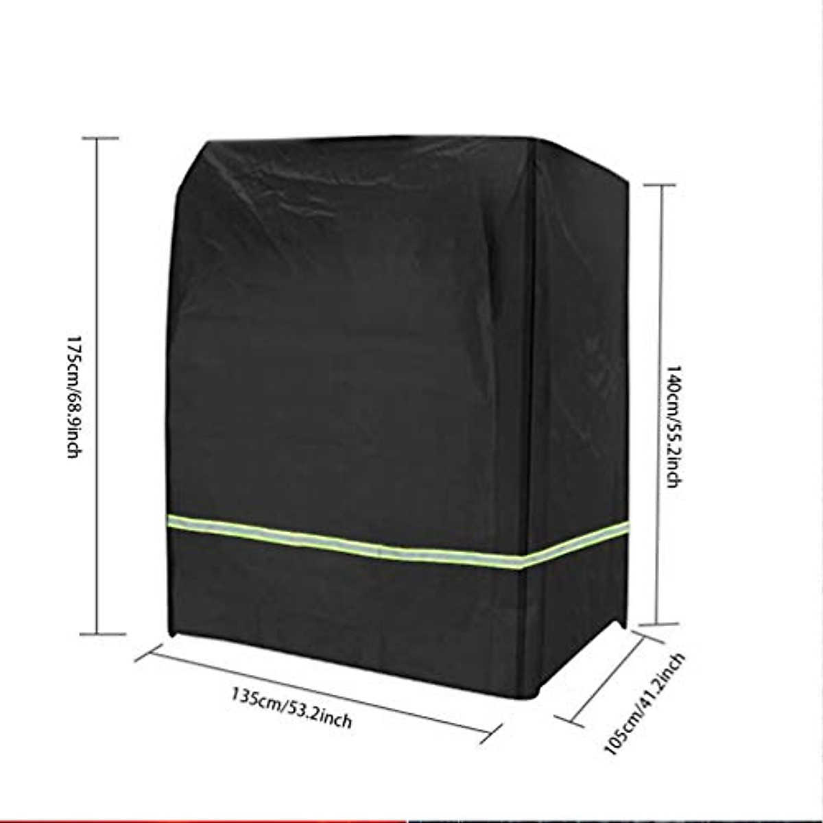 YARNOW Patio Chair Covers Waterproof UV Outdoor Stackable Chair High Back Chair Cover Patio Furniture Protector for Outdoor Garden Swing Furniture BBQ Grill