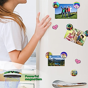 DARUITE 12Pcs Glass Fridge Magnet Refrigerator Magnets Fridge Small Magnets Fridge Magnets for Whiteboard Cute Magnets Decoration for Whiteboard Office Classroom Kitchen Cabinet Dishwasher (Life Tree)