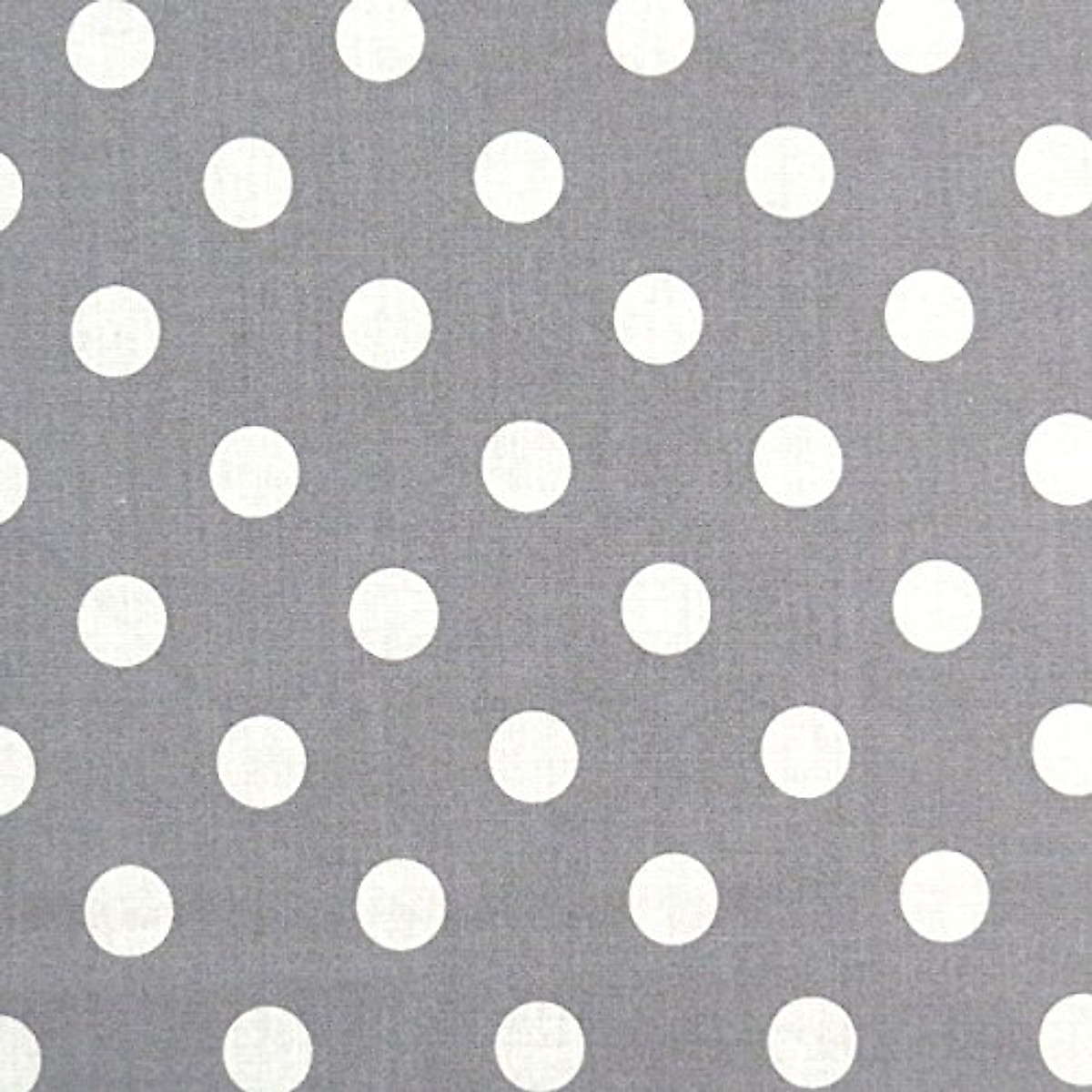 SheetWorld Fitted Cradle Sheet 18 x 36, 100% Cotton Percale - Polka Dots Grey, Made in USA