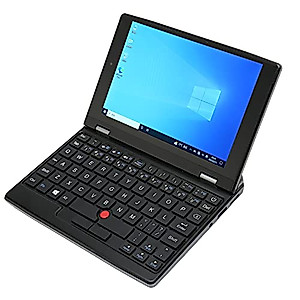 7.0 Inch Touch Screen Ultra Light Mini Laptop, for J4105 High Speed CPU, 12GB RAM 64GB ROM Notebook Computer, Dual Band WiFi, 2 X USB3.0, 2MP 30fps HD Front Camera,BT4.2 (12G+1T US Plug)
