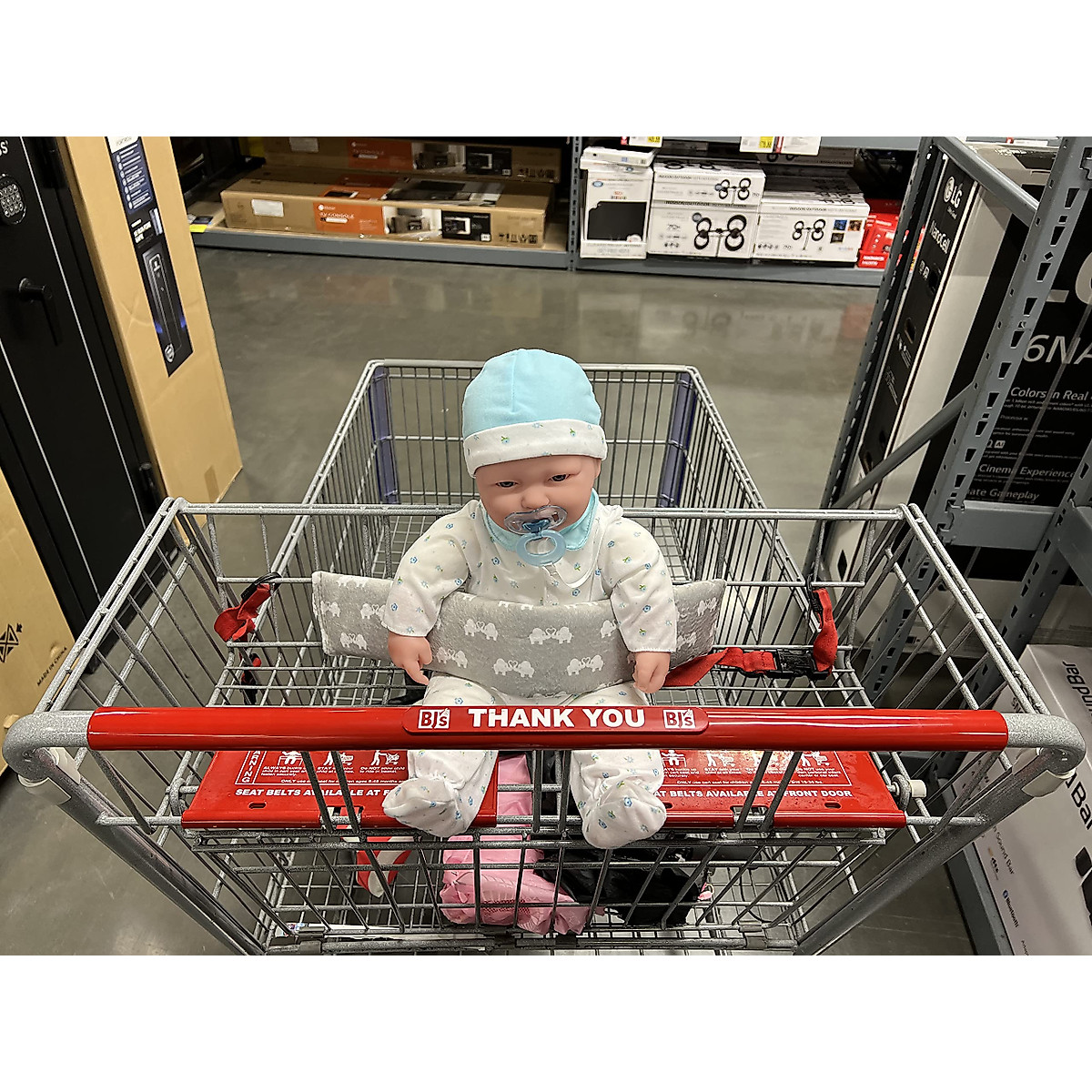 Multifunctional Highchair Strap for Infants&Toddler Grocery Cart Straps Baby high Chair Harness(Elephants Love)