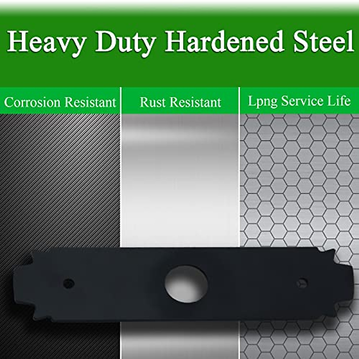 Edger Blade 8" AC04215 Edger Steel Serrated Blad 1" Center Hole Compatible with Ryobi Expand-It Edger Attachment, Fits Edgers Models UT50500, UT15518, RY15518, RYEDG11, P2310 and P2300B - 3 Packs