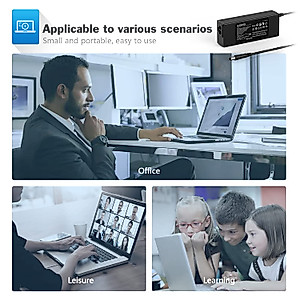 90W Power Cord for HP Pavilion All-in-One Desktop Charger HP 18'' 19'' 20" 21" 32" HP Pavilion (N193) 20" 23'' PC 18-5110 19-2304 20-B010 20-B013W Monitor Charger Gaming Power Supply