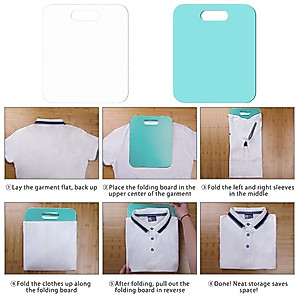 PASNMKvn Laundry Folding Board for Clothing Garments Adults Kids T-Shirts Dress Sweaters Clothes Folder Boards