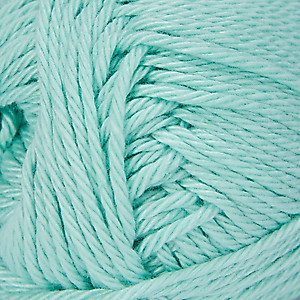 YUYOYE 100% Mercerized Cotton Yarn for Crochet and Knitting - 100g,Aque Green-03