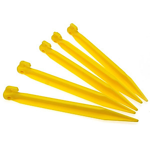 24pcs 9 225mm Durable Tent Pegs Plastic Spike Hook Awning Camping Caravan by Micro Trader