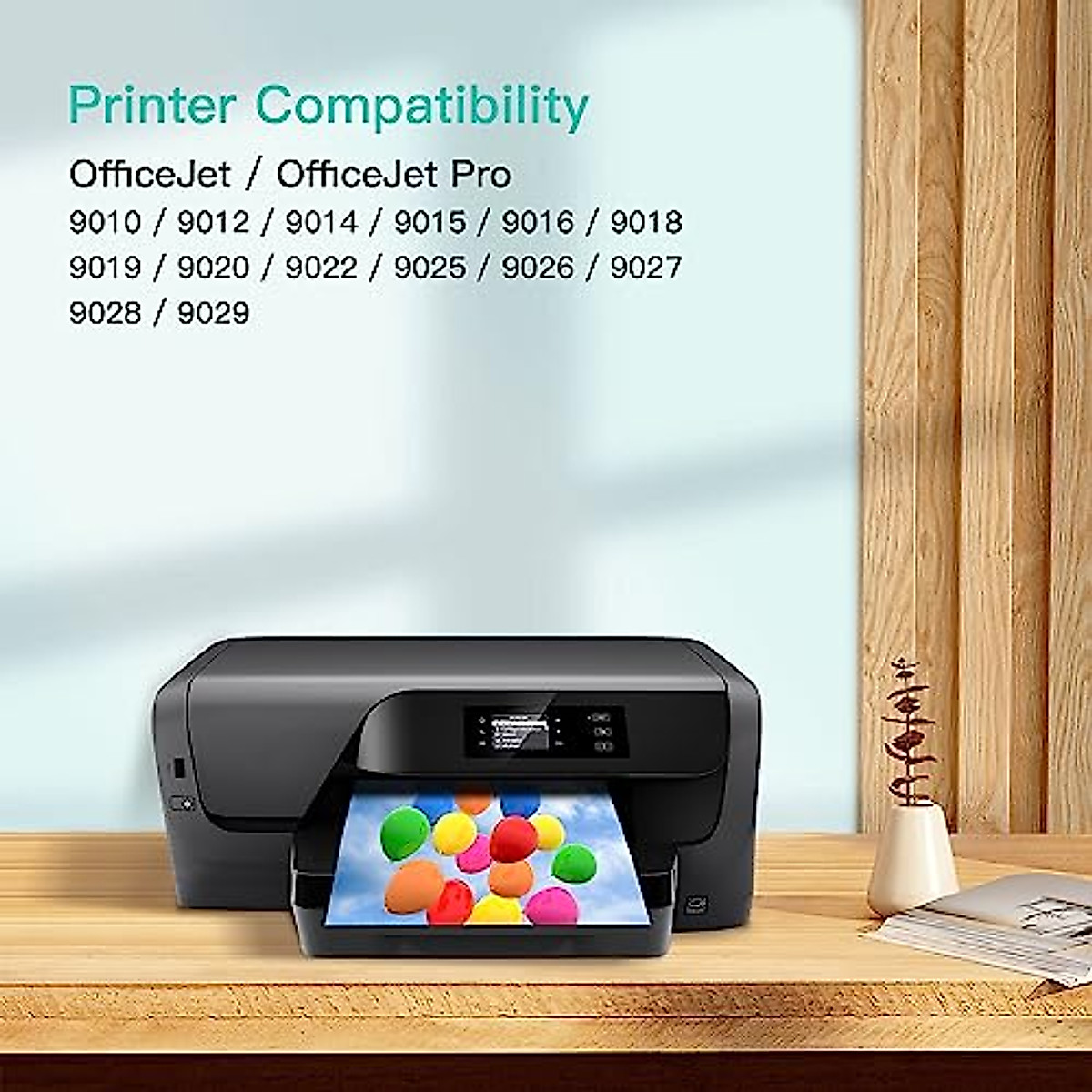 962XL Ink Cartridges Combo Pack Compatible for HP 962 XL HP962XL 962XL Black and Color Combo Pack Replacement for HP Officejet Pro 9010 9020 Series, 9015 9016 9018 9020 9025 Printers (4 Pack)