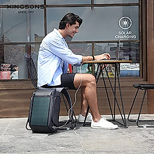 Laptop Bag for Men Women, Laptop Backpack Mens Backpack 15.6 Inches with USB Charging Port (15.6“, Travel Backpacks)