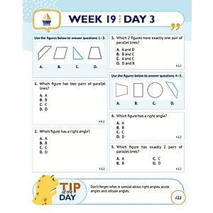 4th Grade Common Core Math: Daily Practice Workbook - Part I: Multiple Choice | 1000+ Practice Questions and Video Explanations | Argo Brothers (Next Generation Learning Standards Aligned (NGSS))