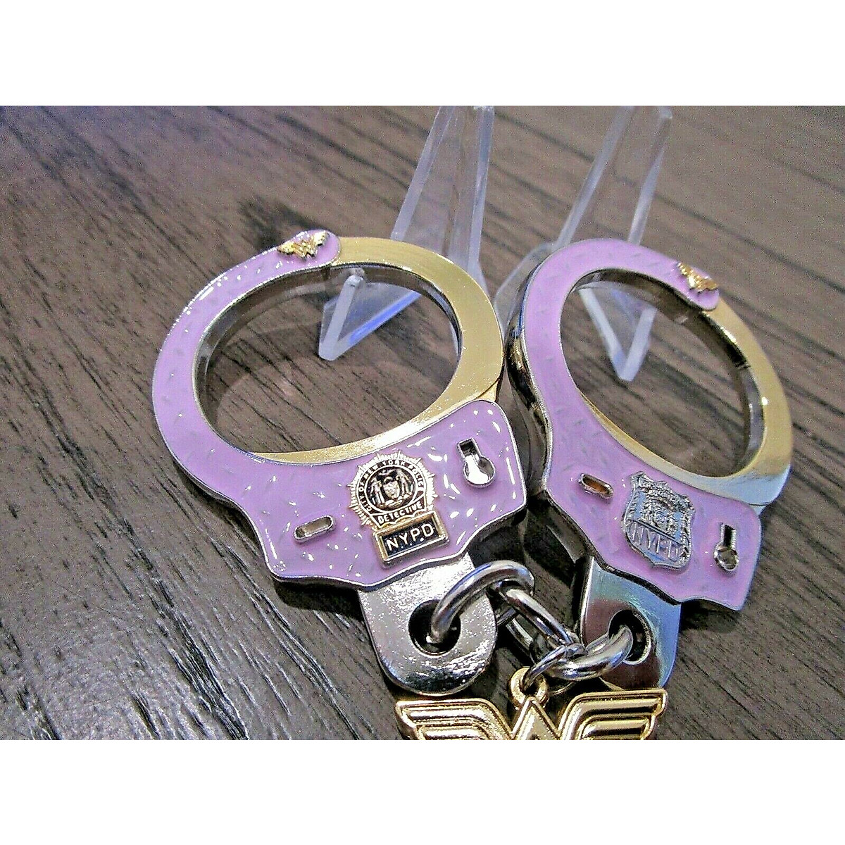 NYPD Detectives Wonder Woman Pink Handcuffs Challenge Coin