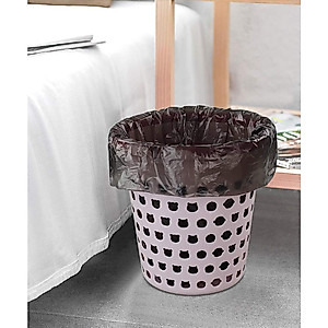 Gloreen Small Trash Bag, 2.6 Gallon Black Unscented Leakproof Garbage Liners(6 Rolls, 150Counts)