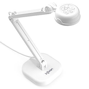 INSWAN INS-1 USB Document Camera — 8MP Ultra HD, Auto Focus, LED Light, Built-in Microphone, Mac OS, Windows, Chromebook Compatible for Distance Learning, Remote Teaching, Web Conferencing, Live Demo