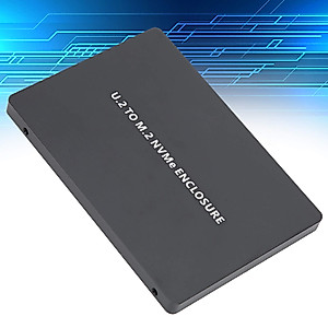 Hard Disk Box, Stable PCI-E Hard Disk Enclosure, High‑Power Low Heat Generation Aluminum Alloy for Computer Desktop(Black)