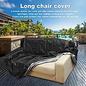 2/3/4 Seater Outdoor Bench Cover, Polyester Fabric Waterproof Anti-UV Dustproof Garden Patio Bench Seat Cover Furniture Protector with Drawstring Cord and Storage Bag