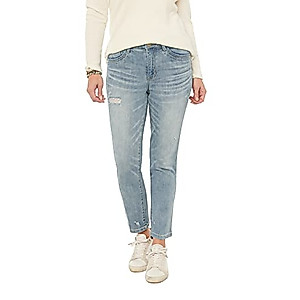 Democracy Women's Petite Ab Solution Skinny, Light Blue Vintage, 8P