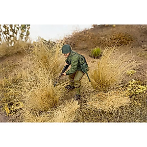 Simulation Grass Miniature Static Grass Model Grass Tufts Railway Artificial Grass for Train Landscape Railroad Scenery Sand Military Layout Model