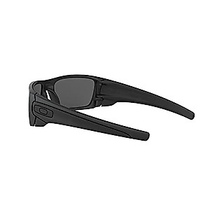 Oakley SI Men's OO9096 Fuel Cell Rectangular Sunglasses, Matte Black/Prizm Black Polarized, 60 mm