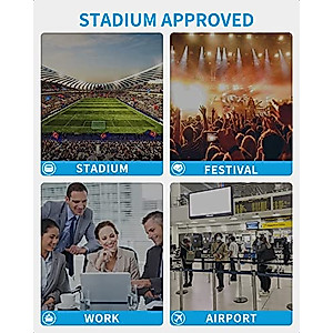 Clear Crossbody Bag Stadium Approved Clear Purse with 2 Shoulder Straps, Clear Round Handbag for Women Clear Concert Bag for Sport Event