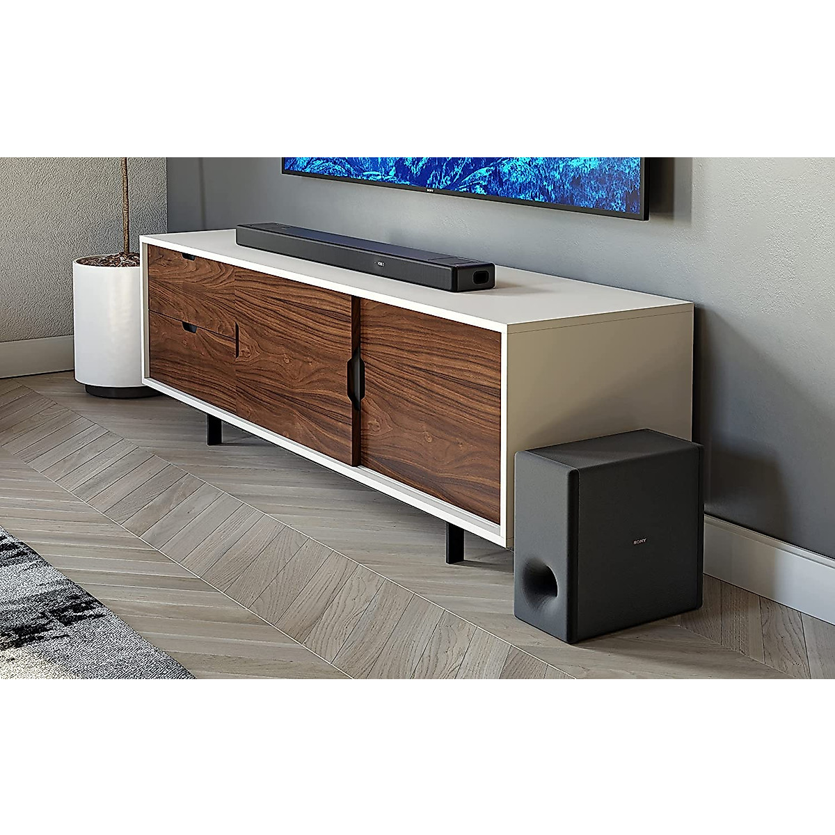 Sony HT-A5000 5.1.2ch Dolby Atmos Sound Bar Surround Sound Home Theater with DTS:X and 360 Spatial Sound Mapping, works with Alexa and Google Assistant