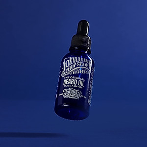 Johnny's Chop Shop Men's Facial Conditioning Beard Oil, Smooth Blend, Natural Oils, Pre/Post Shave 1.01 fl oz (Pack of 2)