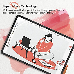 bersem 2 PACK Paperfeel Screen Protector Designed for Samsung Galaxy Tab S10 Plus/Tab S9 Plus/Tab S9 FE+ / Tab S8 Plus/Tab S7 FE/Tab S7 Plus (12.4 inch), Anti Glare, Like Drawing on Paper