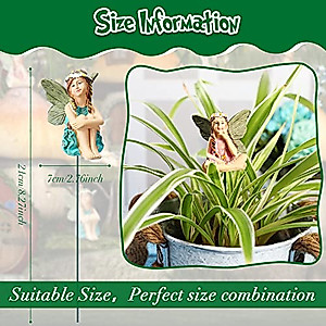 Yulejo 18 Pieces Garden Miniatures Fairies Mini Garden Figurine Fairies Decor Outdoor Resin Miniature Garden Accessories House Tree Mini Fairies Figure Fairy Garden Accessories for Home Decoration