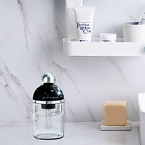 awakentti Soap Dispenser Bathroom, Electric Automatic Soap Dispense, Bathroom Counter Top Decorative Foam Soap Dispense for Liquid Soap, Shampoo, Body Wash (Black)