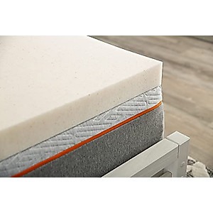 Craft & Trade CopperGel Cooling Pressure-Relieving Memory Foam Mattress Topper, 3-Inch, King