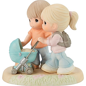 Precious Moments 213012 You Strolled Into Our Hearts Bisque Porcelain Figurine