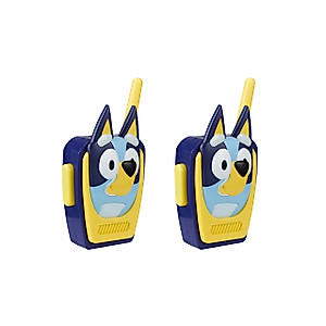 ekids Bluey Toy Walkie Talkies for Kids, Indoor and Outdoor Toys for Kids and Fans of Bluey Toys for Boys and Girls