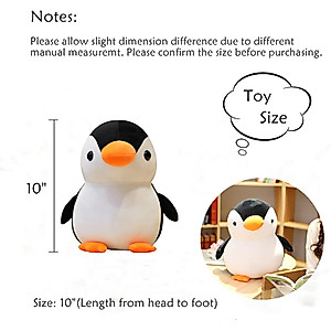 AUCOOMA Penguin Stuffed Animal Plush Gifts for Kids, Stuffed Penguin Plushie Toy, 10"