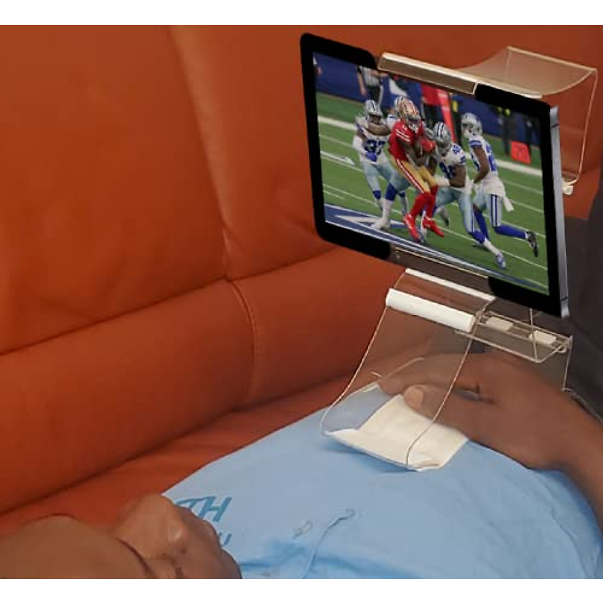 Hstand for Smartphones, Tablet, e-readers, Kindle, Kobo, Nook, iPhone, iPad for Bed, Switch. Adjustable Clamp Holder for Phone, Tablet, iPhone, iPad, Switch Reading and Gaming in bed