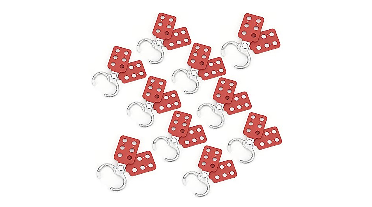 Sonew 10pcs Lockout Tagout Hasp for Industrial Safety