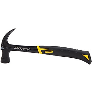Stanley 51-162 16 oz FatMax Xtreme AntiVibe Curve Claw Nailing Hammer