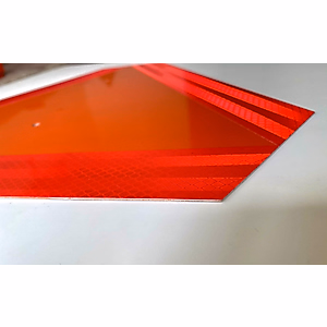 Slow Moving Vehicle Sign, Farm Triangle Safety Sign, Aluminum 14"x16" Engineering Grade Reflective for Golf Cart