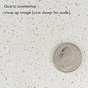 Abbey 42-inch Bathroom Vanity (Quartz/Marine Gray): Includes Marine Gray Cabinet with Stunning Quartz Countertop and White Ceramic Sink